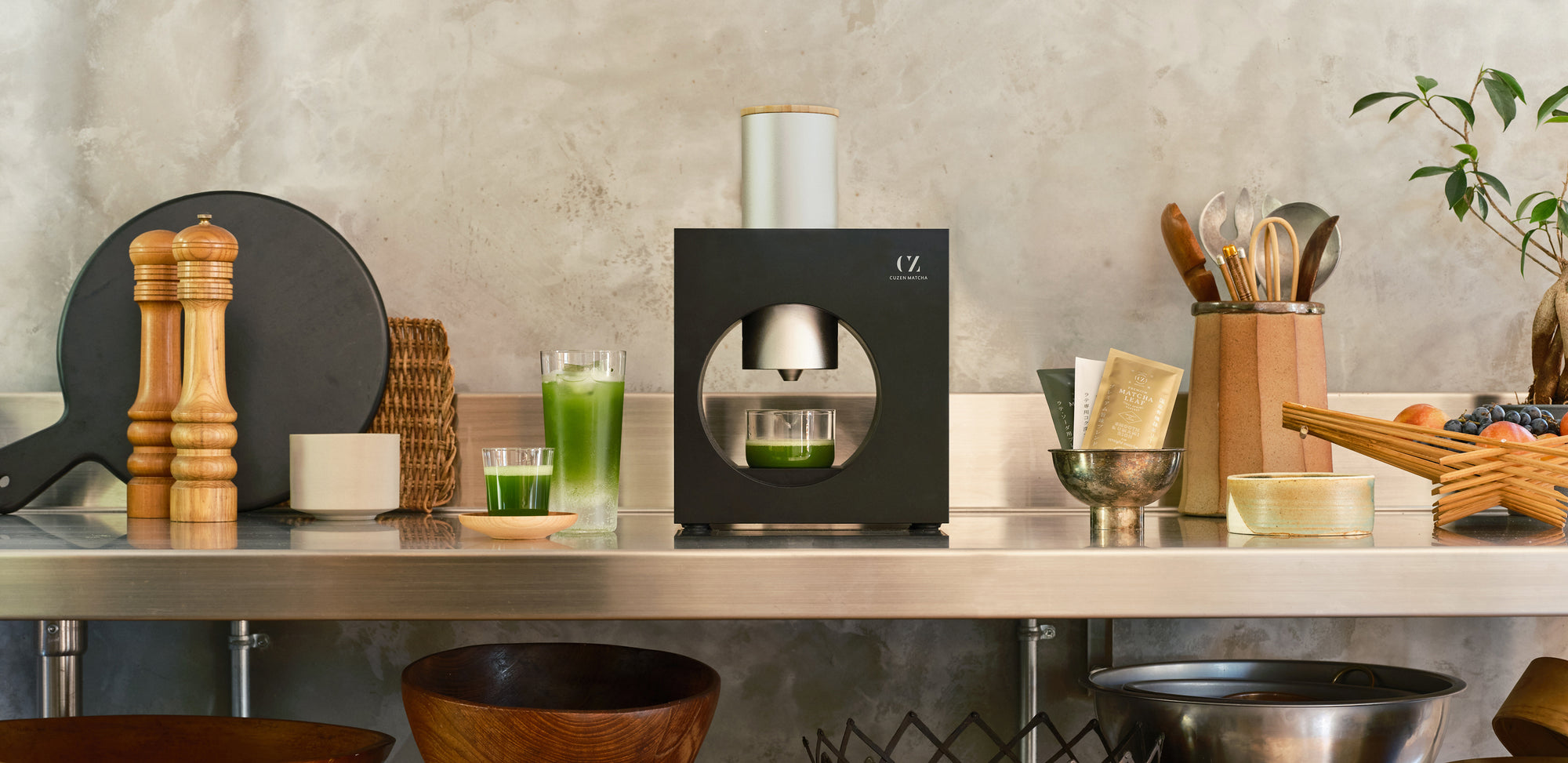 Freshly-ground matcha made easy I Cuzen Matcha